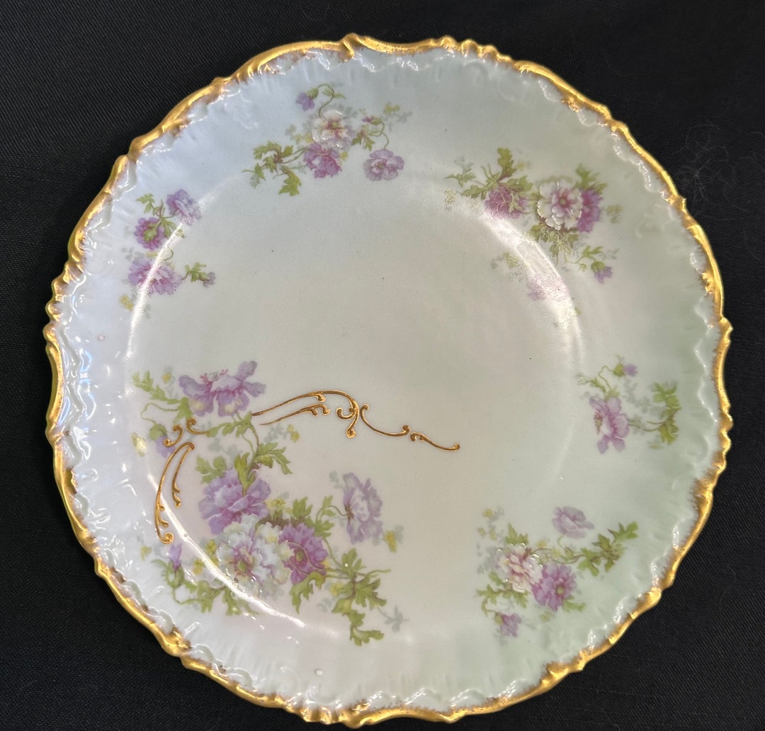 Limoges Elite Works Hand Painted Plate 8.5 - Etsy