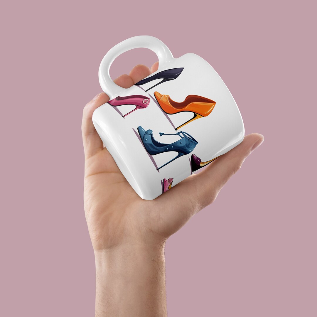 Stiletto Graphic 15oz Mug, High Heels Design Drinkware, Fun Coffee Cups ...