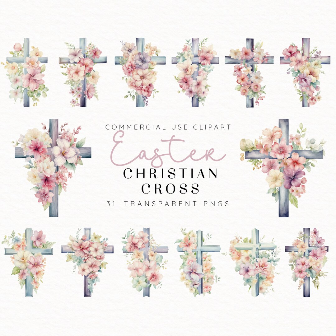 Religious Easter Clip Art Jesus Graphics Christian Illustrations ...