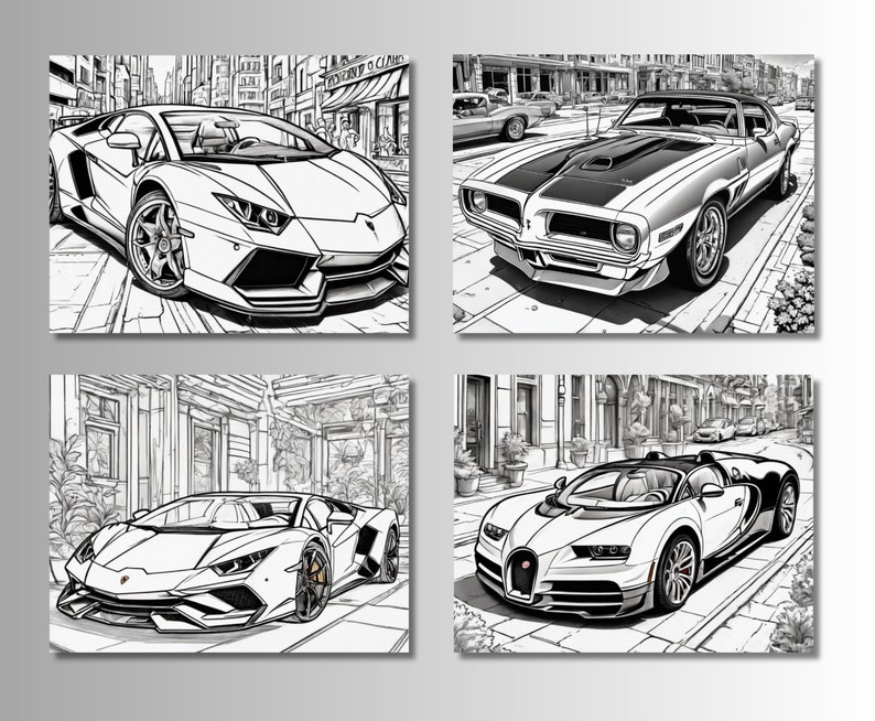 Printable Car Coloring Pages Fast Car Coloring Collection Color Pages ...