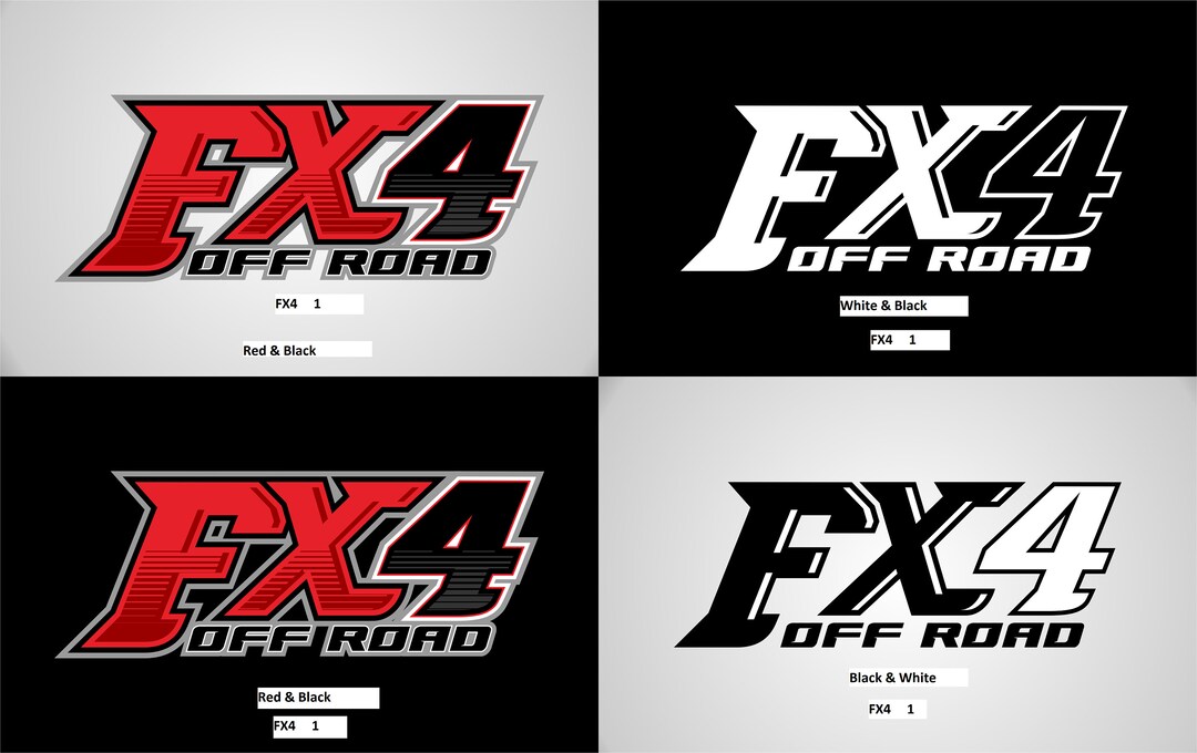 Ford FX4 Decals Fits Ford F150 F250 F350 Ranger Bed Side 2 Pices - Etsy