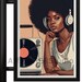 Girl Art, Digital Download, Relax,record Player Art - Etsy