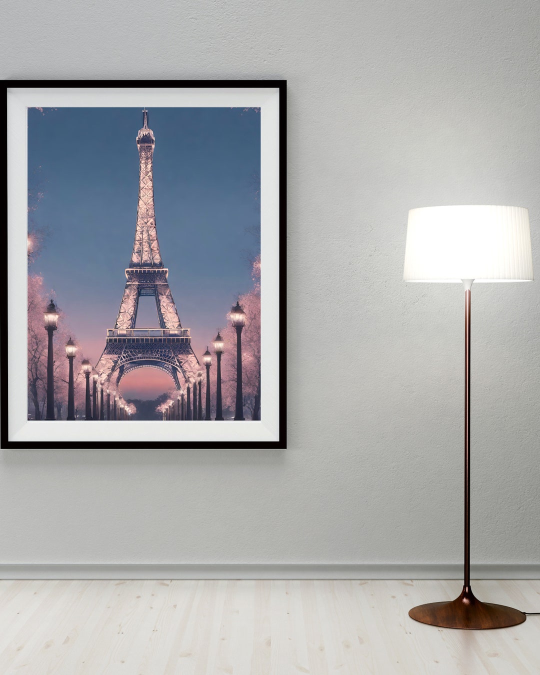 Eiffel Tower Radiant Wall Art, Wall Enhancer, Office Decor, Home Decor ...
