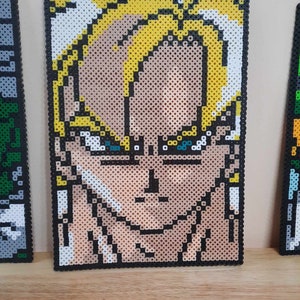 Dragon Ball Z Perler Bead Portraits Wall Art - Etsy