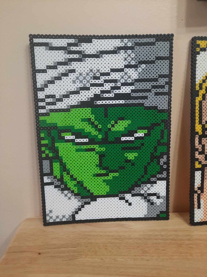 Dragon Ball Z Perler Bead Portraits Wall Art - Etsy