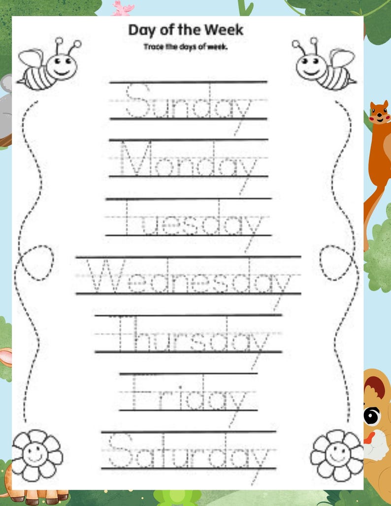 Busy Book Printable for Toddlers 10 Page Booklet| Preschool Learning ...