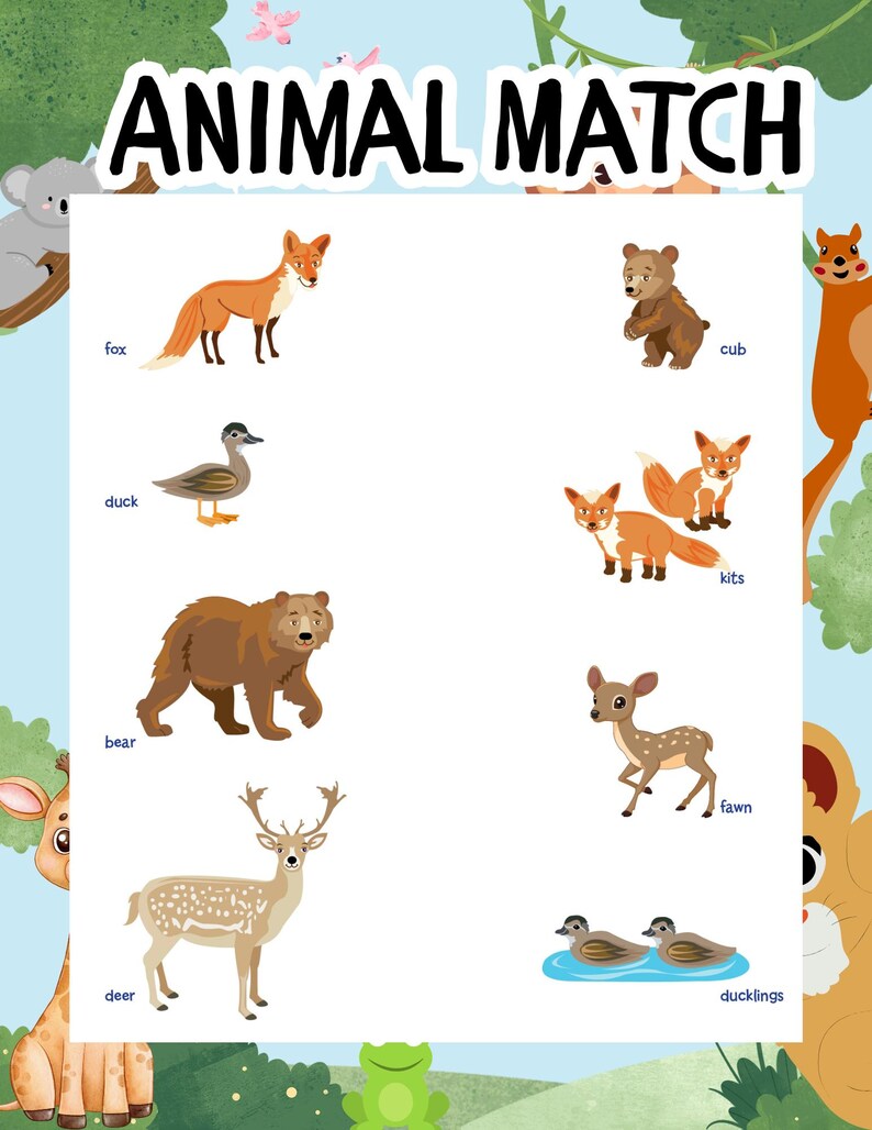 Busy Book Printable for Toddlers 10 Page Booklet| Preschool Learning ...