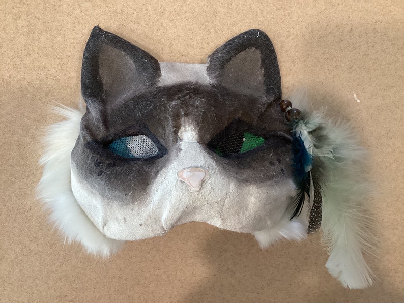 Snowshoe/siamese Therian Mask - Etsy