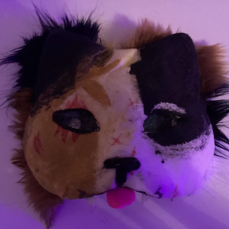 Calico Cat Therian Mask - Etsy