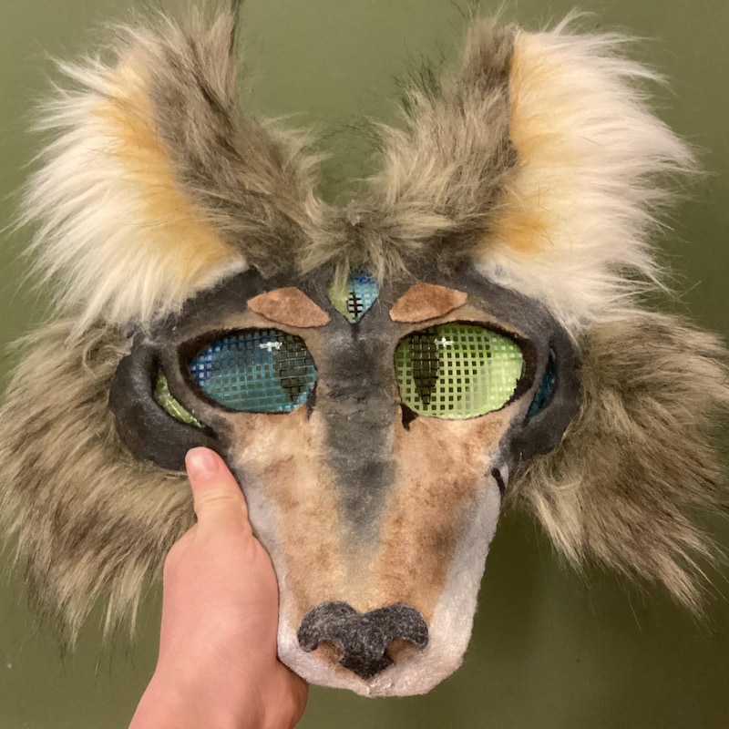 Coyote Mask - Etsy