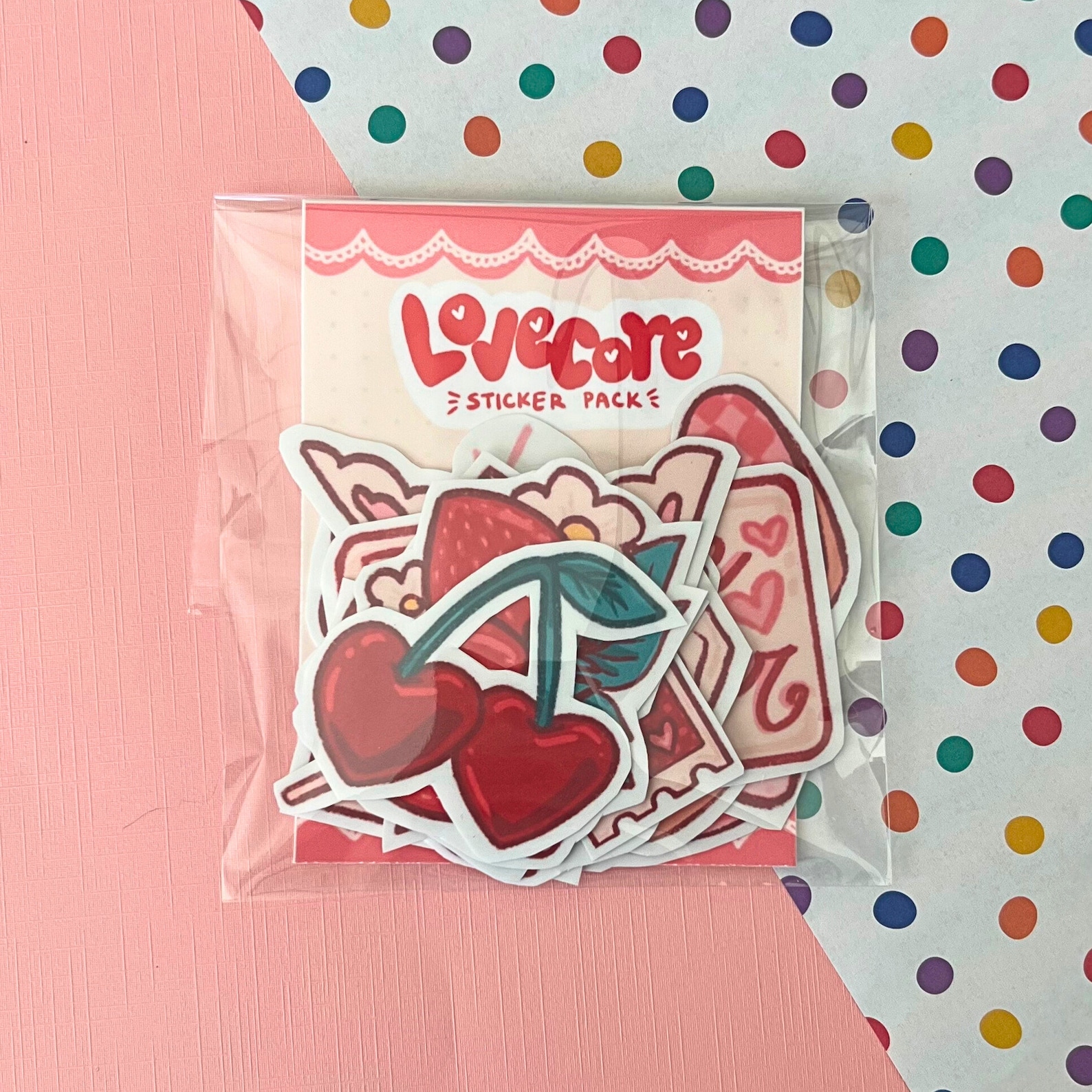 Lovecore Valentine's Day Sticker Pack - Etsy