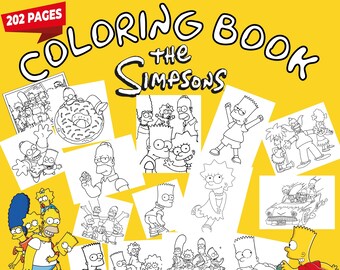the simpsons coloring pages free