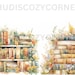 11 Watercolor Floral Book Border Clipart, Watercolor Flower Books ...