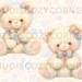 17 Cute Rainbow Themed Teddy Bear Clipart, Watercolor Pastel Teddies ...