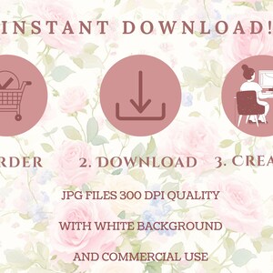 11 Watercolor Floral Book Border Clipart, Watercolor Flower Books ...