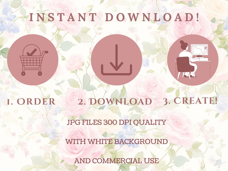 11 Watercolor Floral Book Border Clipart, Watercolor Flower Books ...