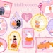 12 Cute Hand-drawn Halloween Frames Clipart, Cute Ghost and Pumpkin ...