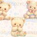 17 Cute Rainbow Themed Teddy Bear Clipart, Watercolor Pastel Teddies ...