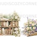 11 Watercolor Floral Book Border Clipart, Watercolor Flower Books ...