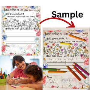Colouring Pages, Christian Kids, Bible Affirmation Verse, Read Bible ...