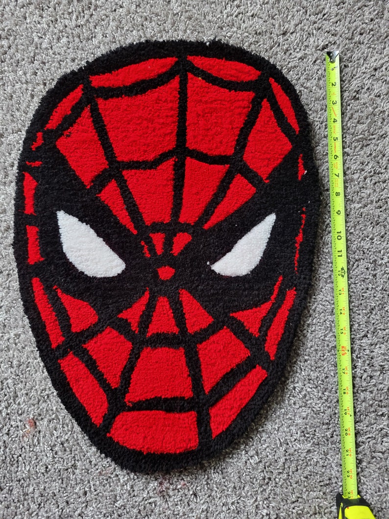 Spider-man Rug/ Home Decor/ Kids Friendly Rug/ Gift Ideas - Etsy