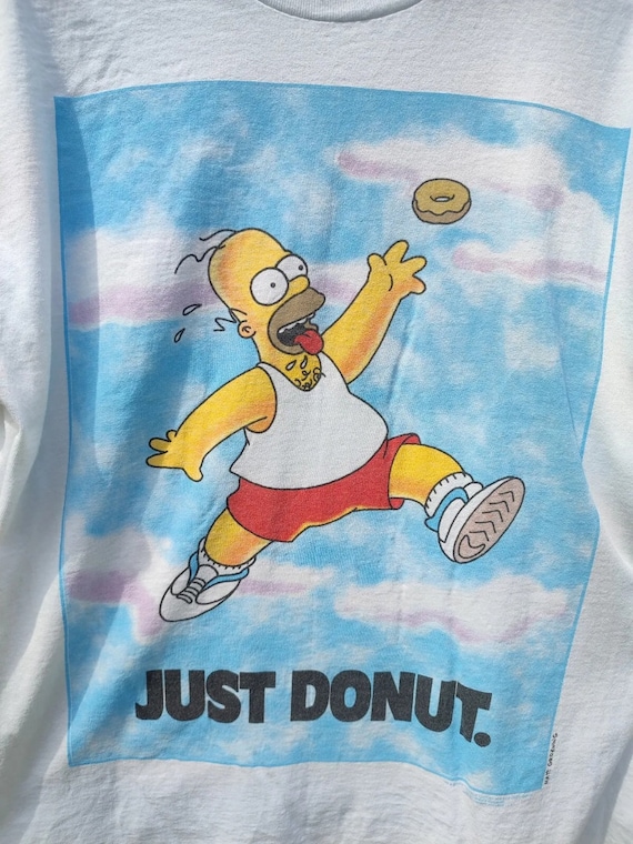 vintage 1996 The Simpsons Homer Simpson Just Donut Sh… - Gem