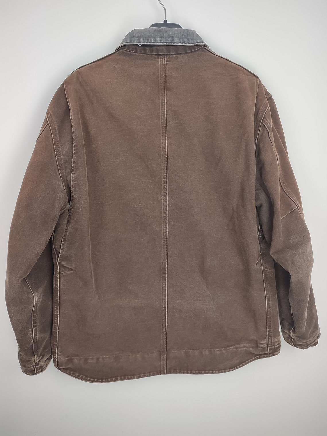 Vintage 90s Carhartt Detroit Chore Work 14806 Jacket Brown - Etsy
