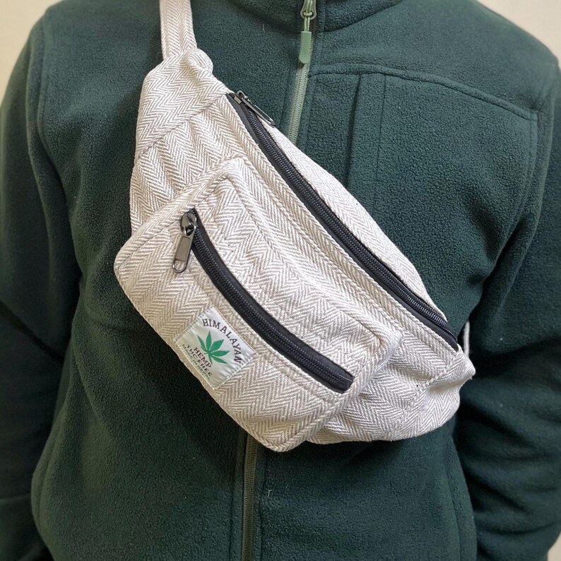 Eco-friendly Hemp and Cotton Blend Fanny Pack | Crossbody Bag |gift for ...