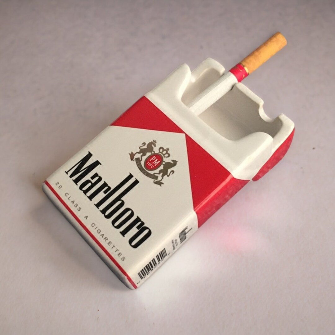 European Style Ashtray Marlboro Cigarette Box,creative Ceramic Asht ...