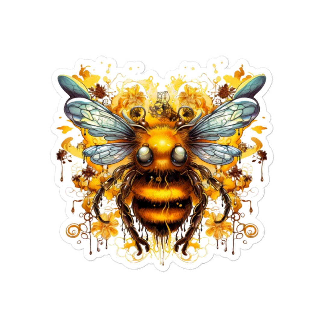 Psychedelic Bumblebee 1 - Etsy