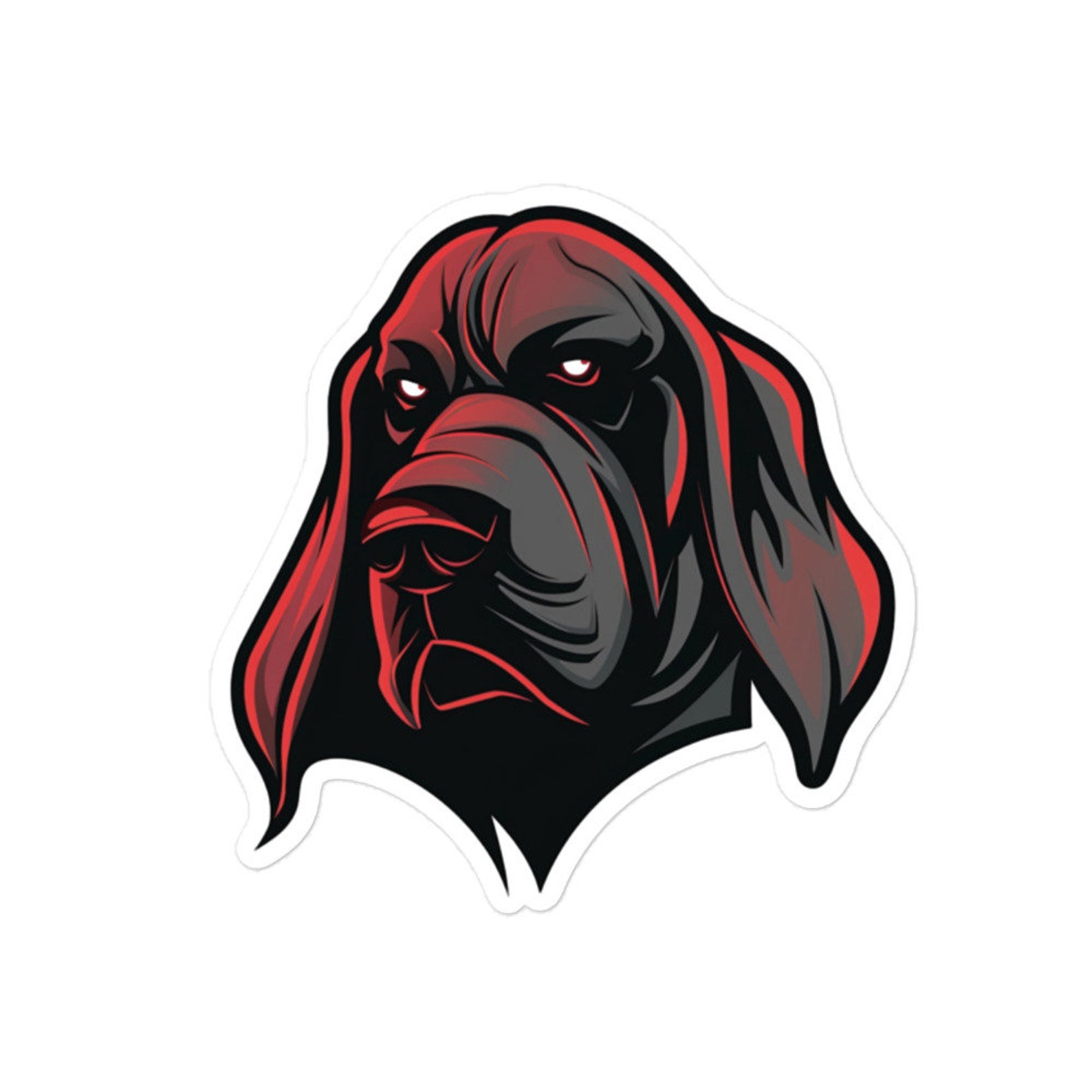 Bloodhound Dog Logo - Etsy