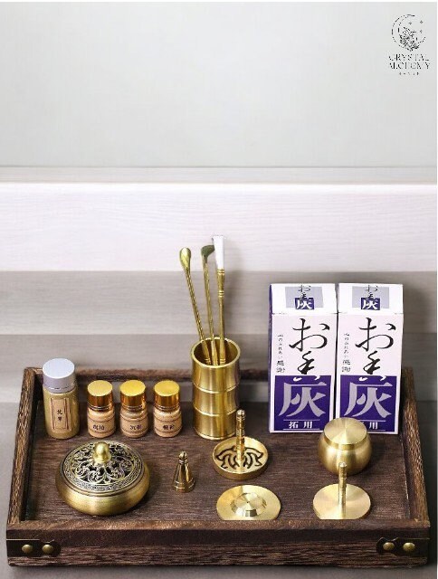 アロマセラピー、セット真鍮香炉作成キット、香型スタンドヨガ瞑想研究