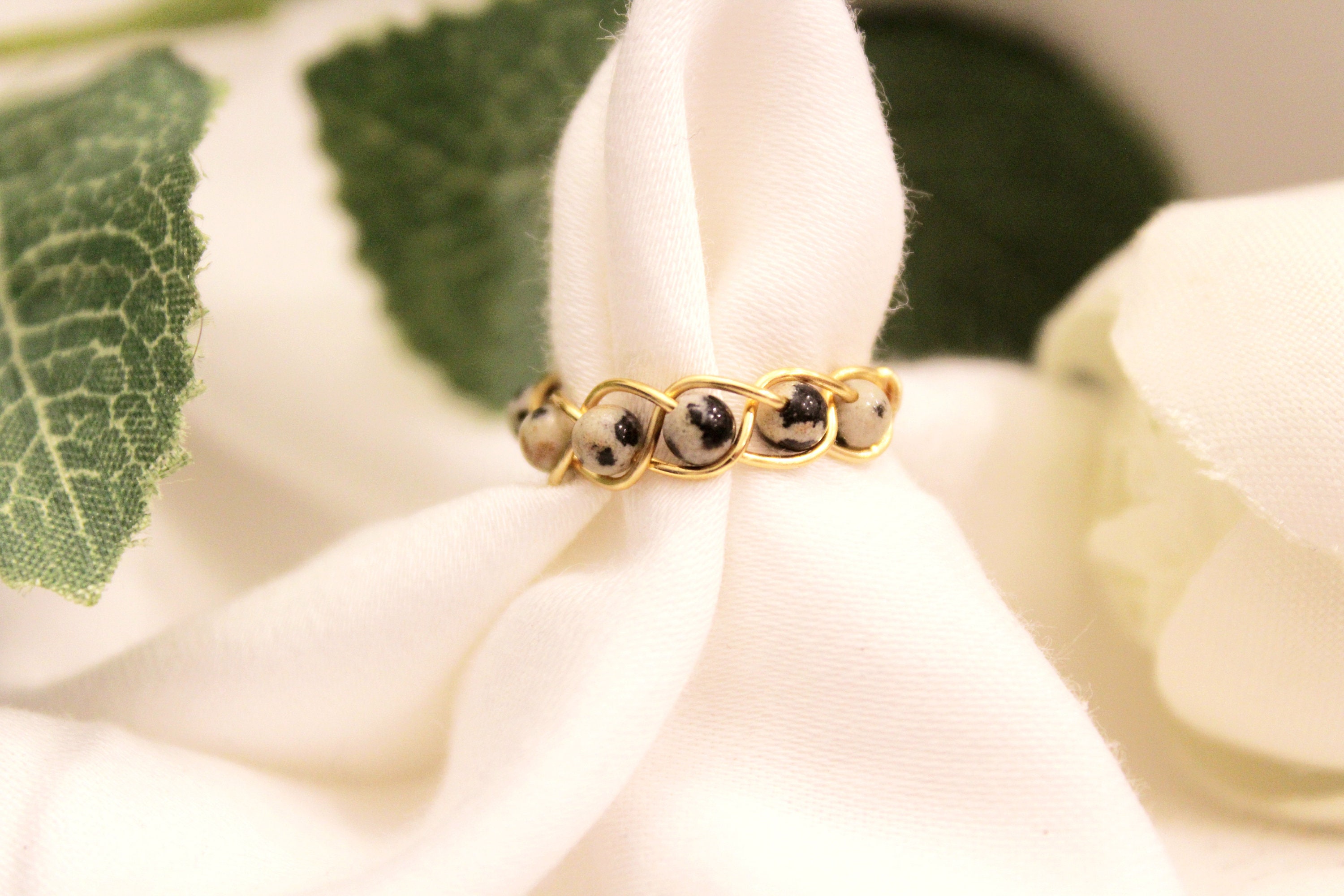 Braided Wire Rings Wire Wrap Rings Crystal Rings Custom Dainty Crystal ...