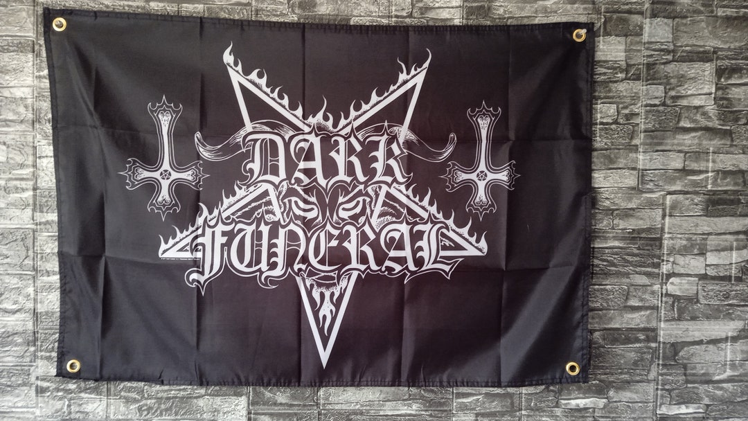 Dark Funeral Black Metal Flag - Etsy UK