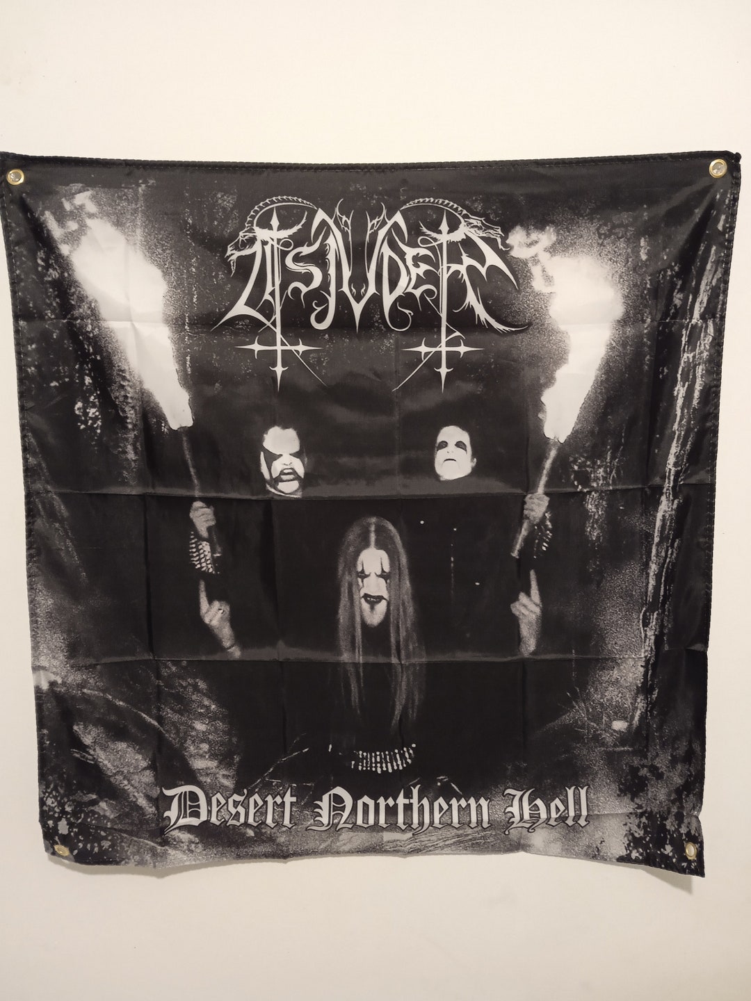 Tsjuder 2 Black Metal Rock Satan Flag - Etsy