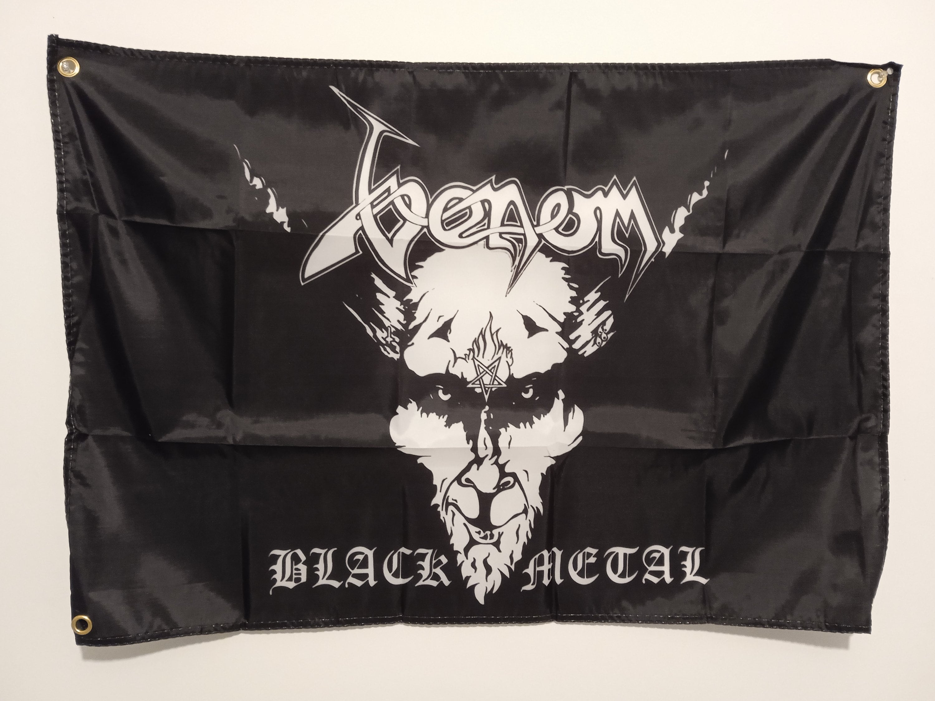 Flag Venom Black Metal Venom Rock Satan - Etsy