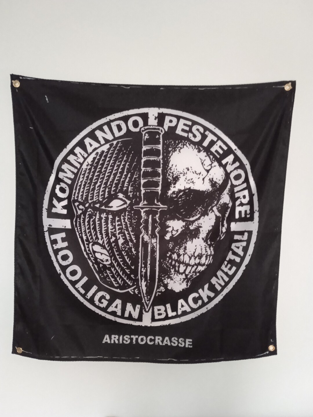 Flag KPN Kommando Black Plague Hooligan Black Metal Rock - Etsy Canada