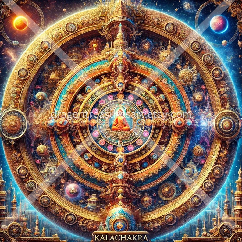 Mandala of Kalachakra Download: Digital Art, Instant Downloadable ...
