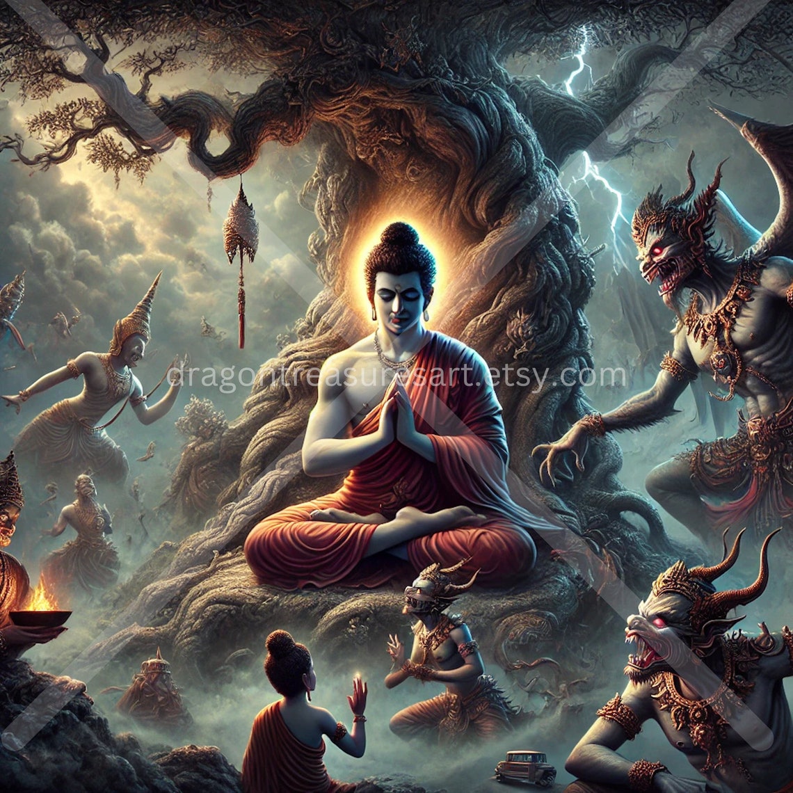 Mara's Temptation Download: Digital Art, Instant Downloadable Wallpaper ...