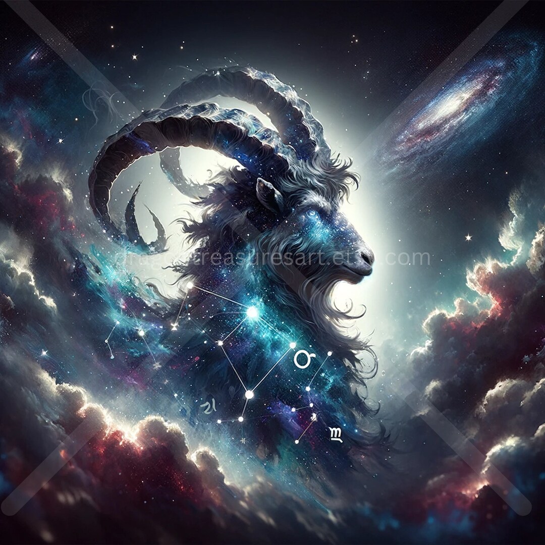 Capricorn Download: Digital Art, Instant Downloadable Wallpaper ...