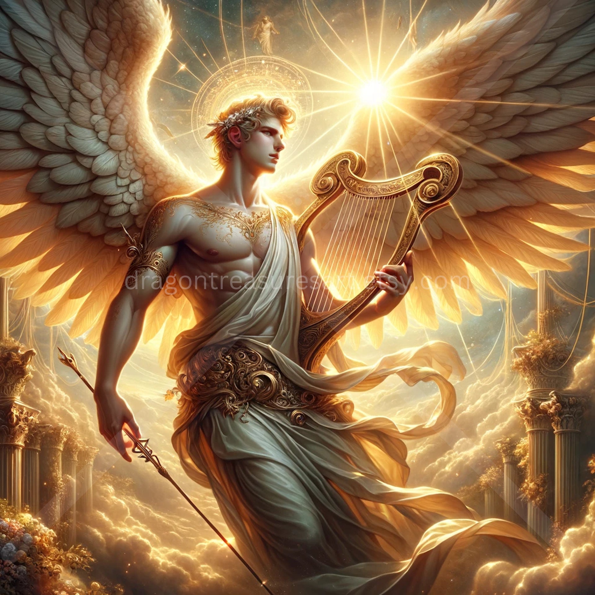 Apollo Greek Download: Digital Art, Instant Downloadable Wallpaper ...