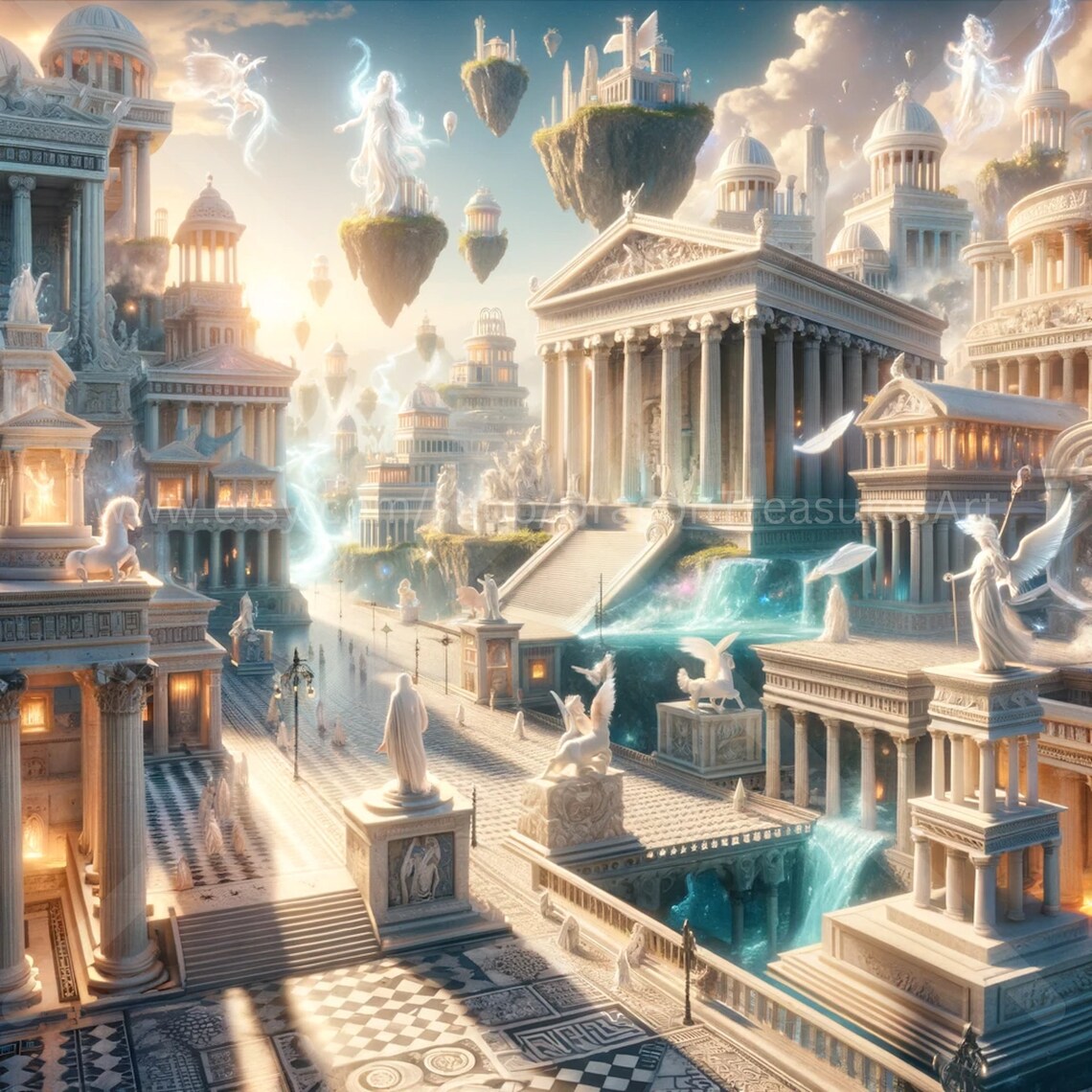 Olympus Download: Digital Art, Instant Downloadable Wallpaper ...