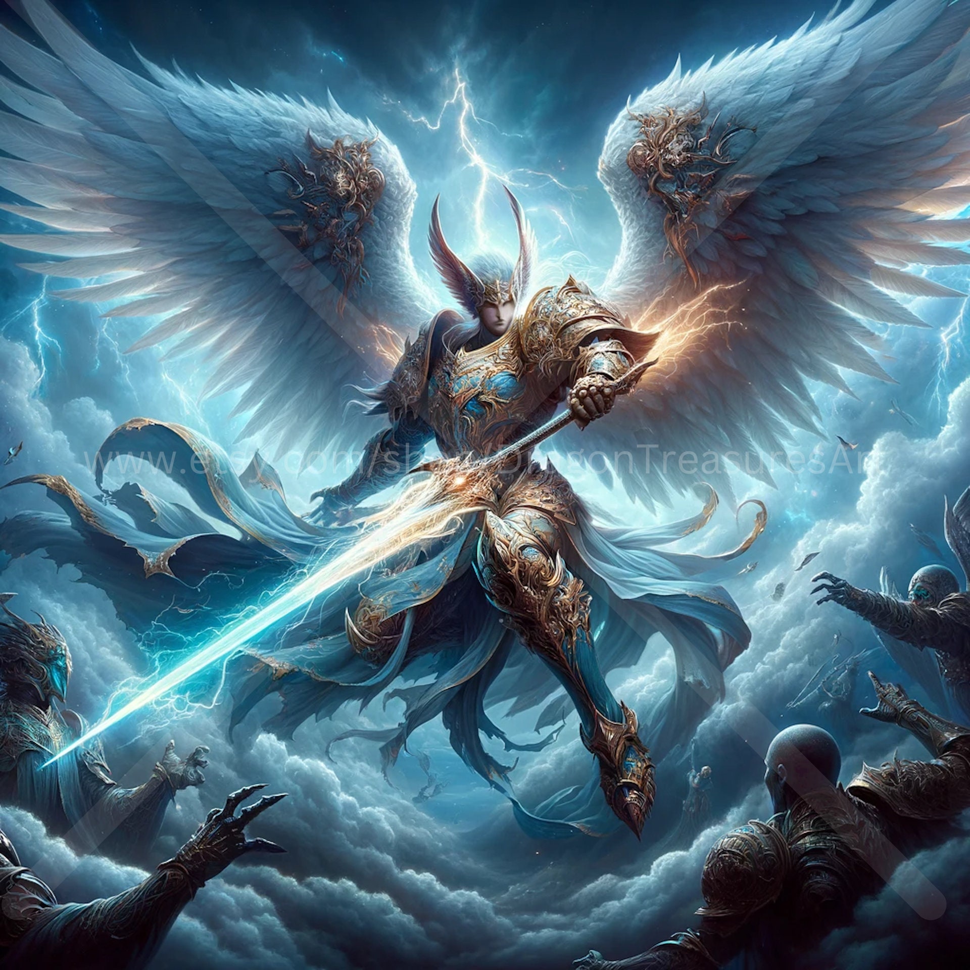 Ultima Angel Download: Digital Art, Instant Downloadable Wallpaper ...