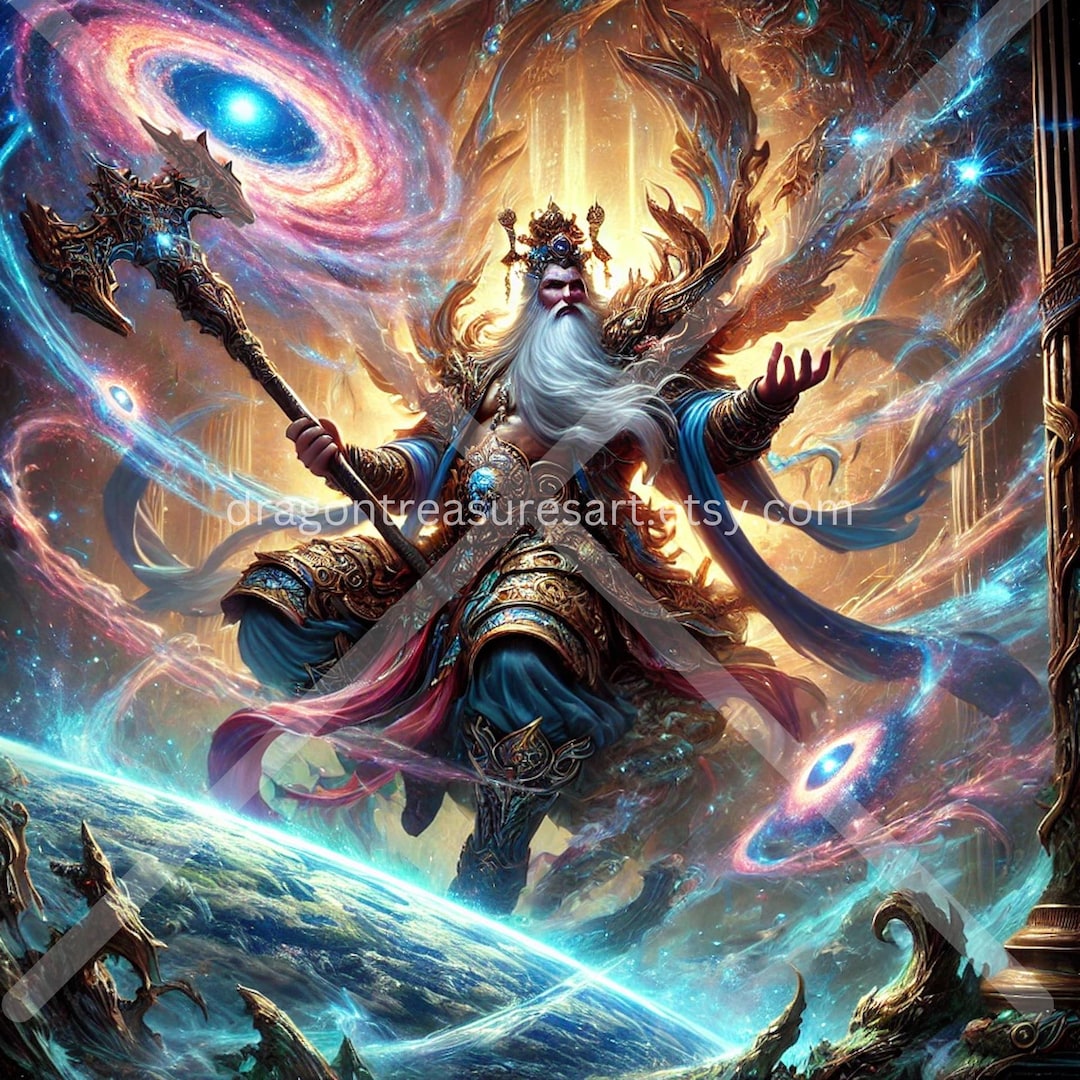 Pangu Download: Digital Art, Instant Downloadable Wallpaper ...