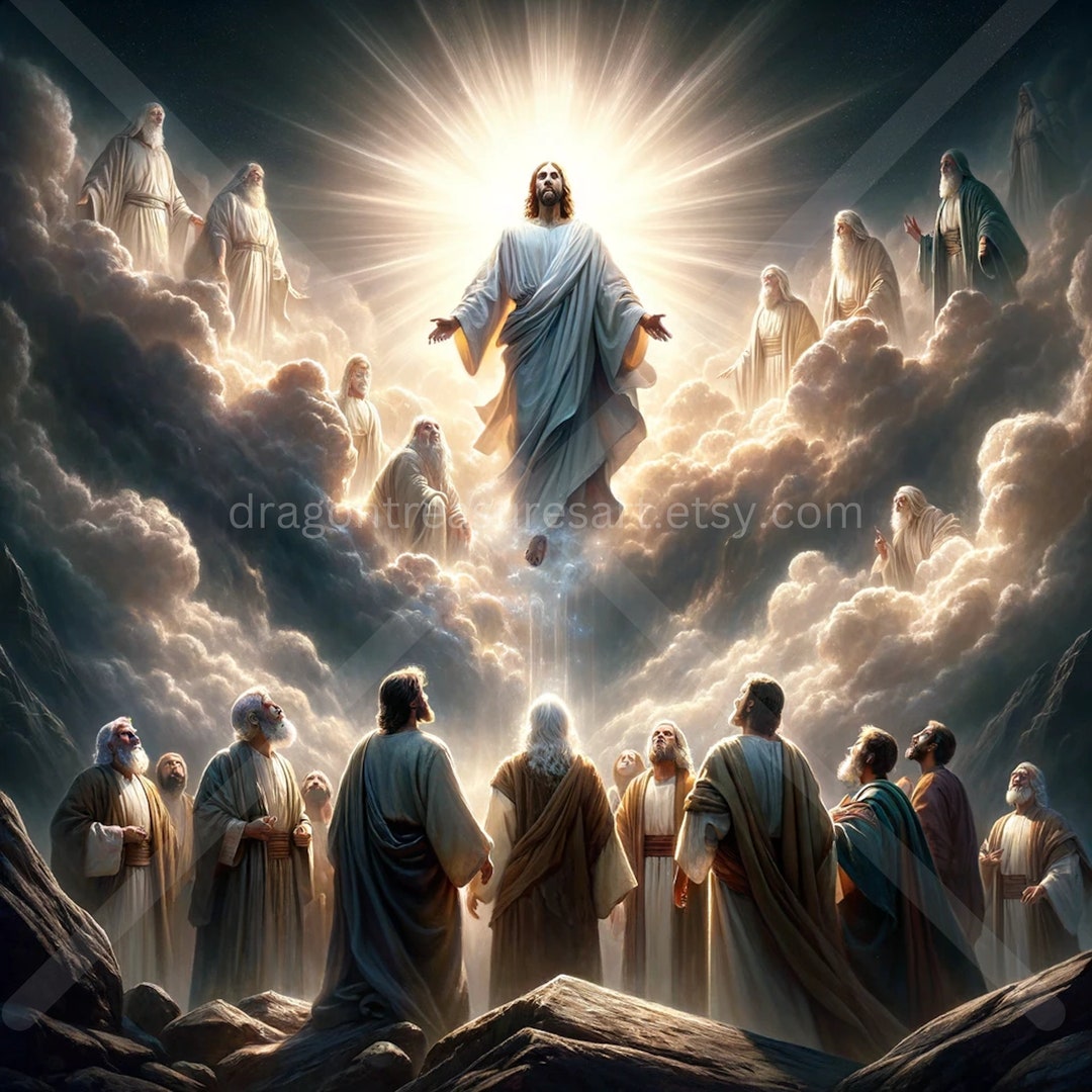 Transfiguration of Jesus Download: Digital Art, Instant Downloadable ...