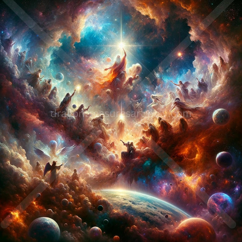 Creation Download: Digital Art, Instant Downloadable Wallpaper ...