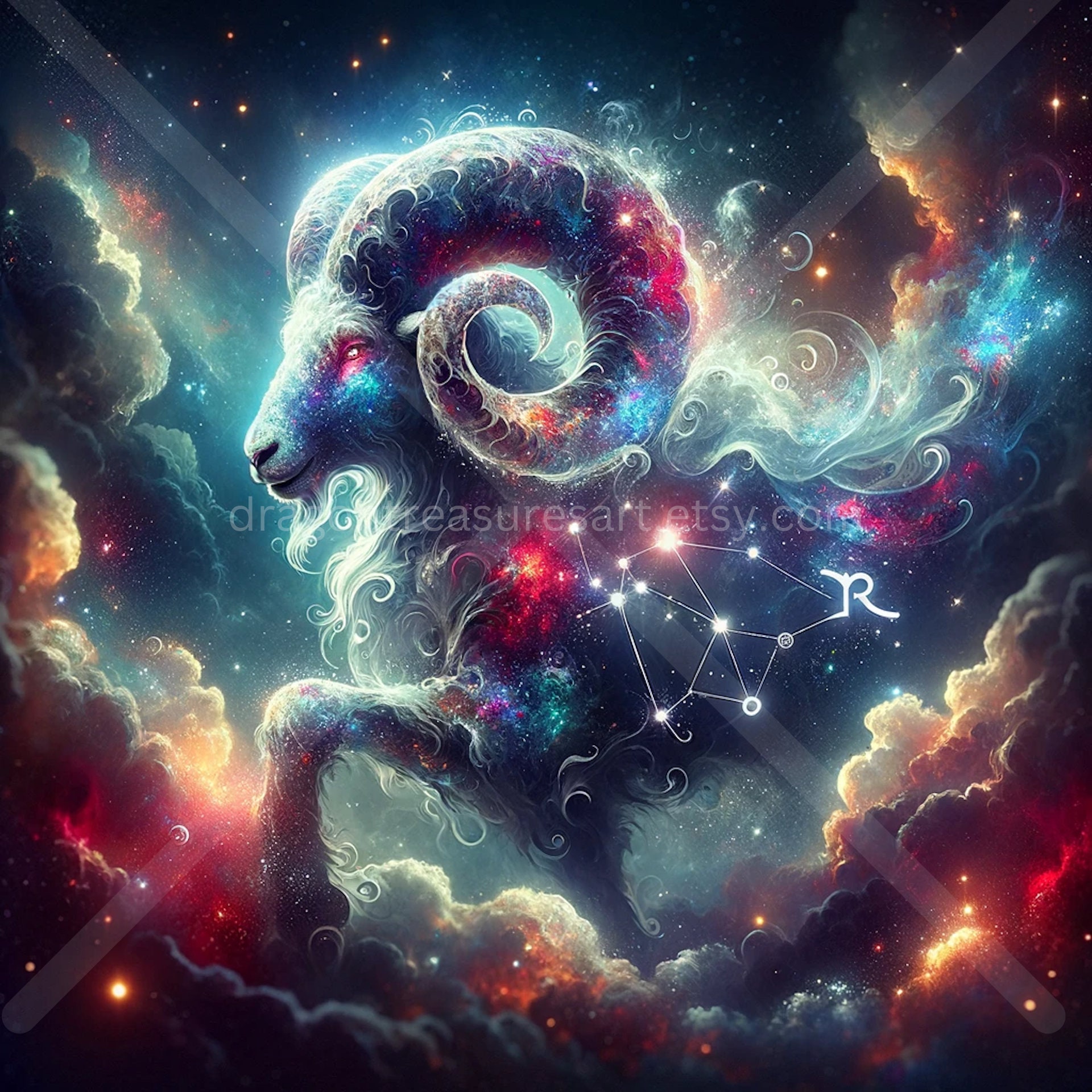 Aries Download: Digital Art, Instant Downloadable Wallpaper ...