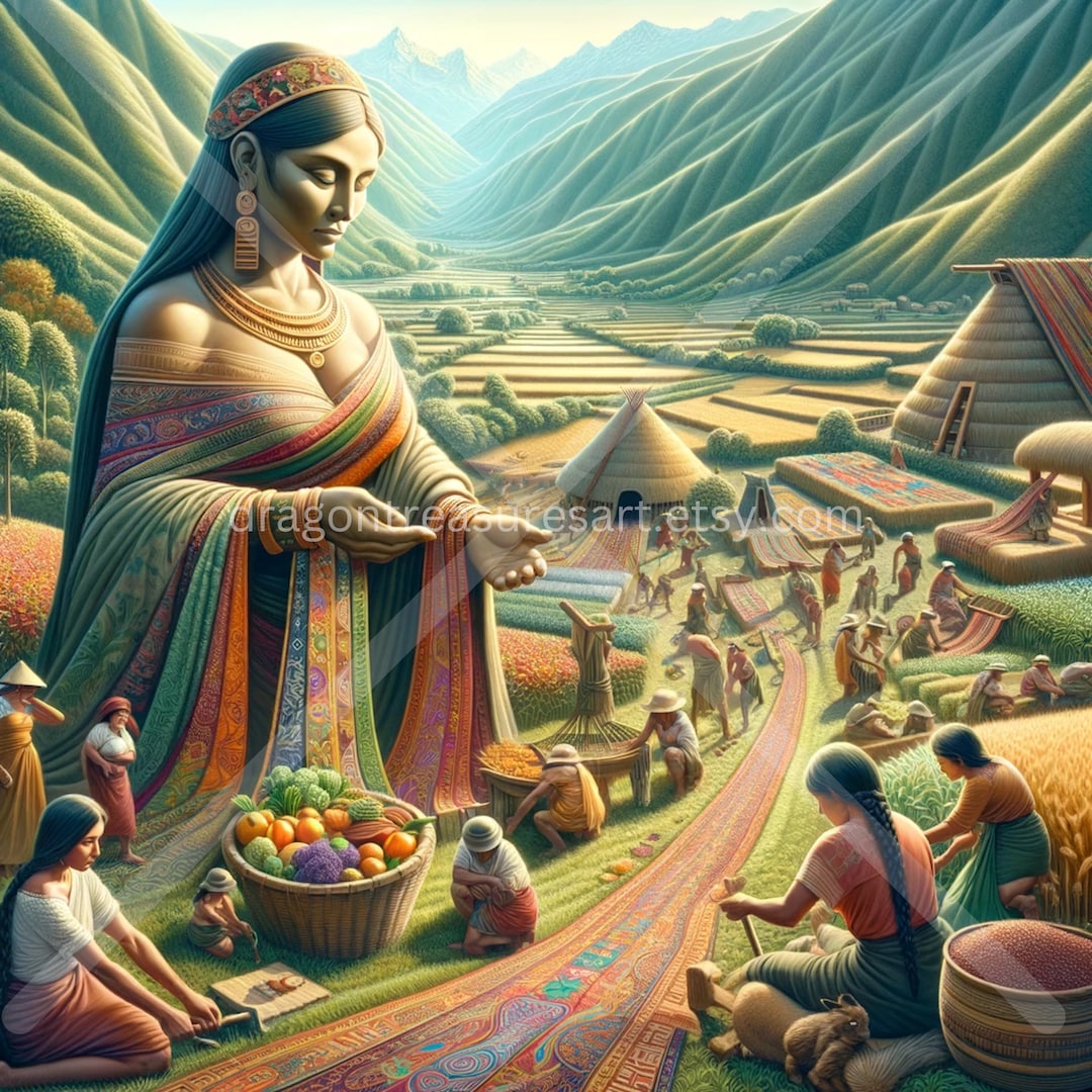 Mama Ocllo Download: Digital Art, Instant Downloadable Wallpaper ...