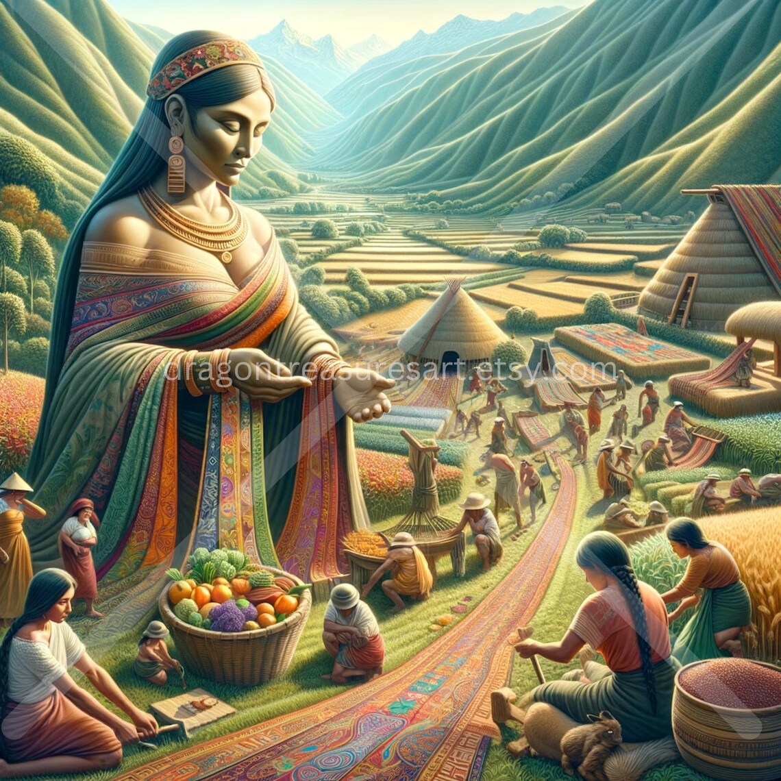Mama Ocllo Download: Digital Art, Instant Downloadable Wallpaper ...