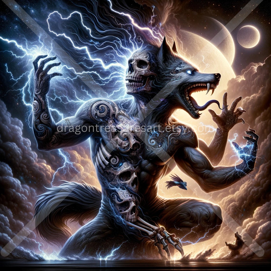 Xolotl Download: Digital Art, Instant Downloadable Wallpaper ...